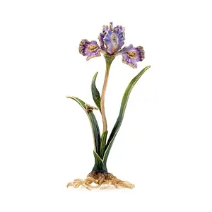 JAY STRONGWATER Vincent Iris Objet D'art - Multi