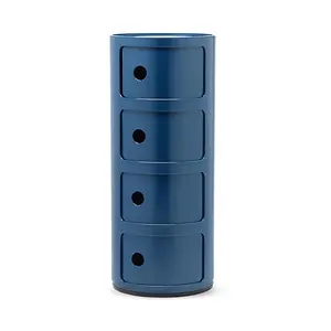 KARTELL Componibili Colors 4 Tier Storage Tower - Blue