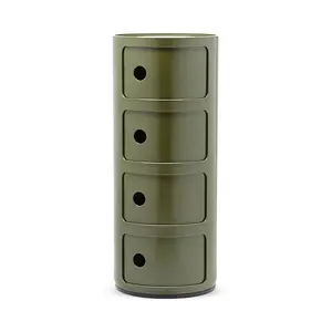 KARTELL Componibili Colors 4 Tier Storage Tower - Green