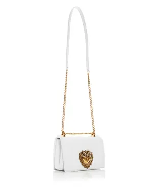 Dolce & Gabbana Medium Devotion Bag - Optic White/gold