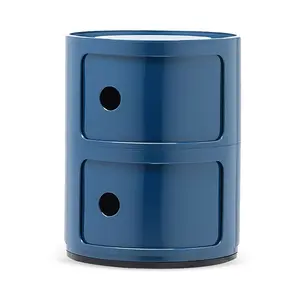 KARTELL Componibili Colors 2 Tier Storage Tower - Blue