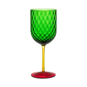 DOLCE & GABBANA CASA Red Wine Glass - Green Multi