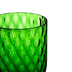 DOLCE & GABBANA CASA Red Wine Glass - Green Multi