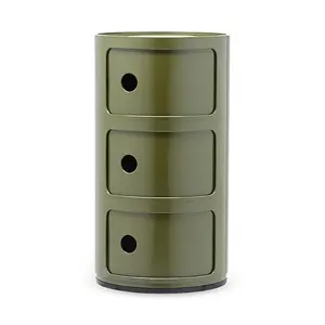 KARTELL Componibili Colors 3 Tier Storage Tower - Green