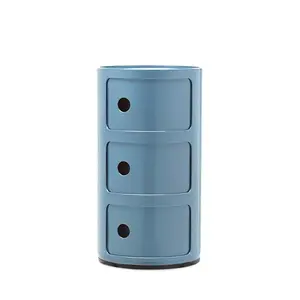 KARTELL Componibili Colors 3 Tier Storage Tower - Sky Blue