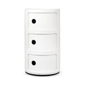 KARTELL Componibili Colors 3 Tier Storage Tower - White