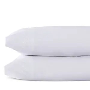 JOHN ROBSHAW Stitched King Pillowcases, Set Of 2 Ink Navy Blue