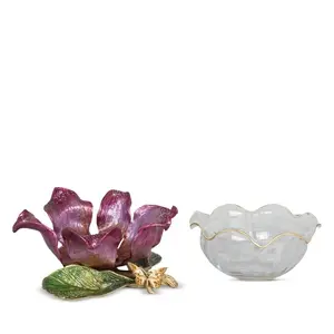 JAY STRONGWATER Sydney Large Flower Bowl
