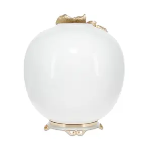 JAY STRONGWATER Magnolia Vase - White Multi