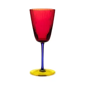 DOLCE & GABBANA CASA White Wine Glass Red Multi