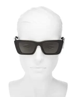 Prada Symbole Butterfly 51mm Sunglasses - Black/gray
