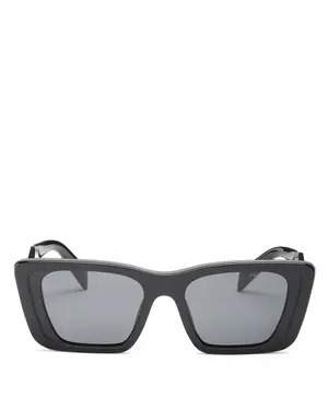 Prada Symbole Butterfly 51mm Sunglasses - Black/gray