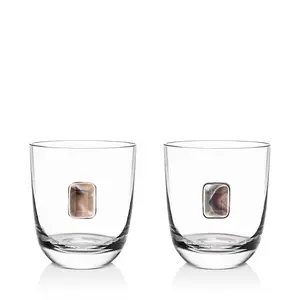 ANNA NEW YORK Elevo Double Old Fashioned Glasses - Amethyst/g