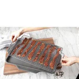 ALL-CLAD Pro-release Bakeware Half Sheet Pan With Cooling & Baking Rack