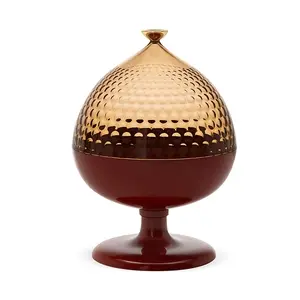 KARTELL Pumo Centerpiece Container - Brick Red