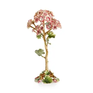 JAY STRONGWATER Geranium Flower Objet D'art - Flora