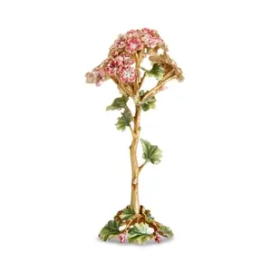 JAY STRONGWATER Geranium Flower Objet D'art