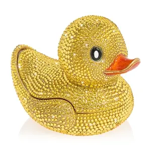 JAY STRONGWATER Pave Rubber Ducky Box