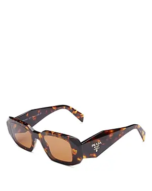 Prada Prada Symbole Rectangular Sunglasses Tortoise