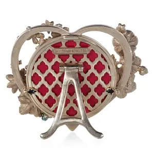 JAY STRONGWATER 4 Round Bouquet Heart Frame