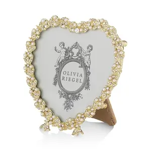 OLIVIA RIEGEL Contessa Heart Frame, 3.5 - Gold
