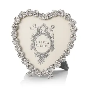 OLIVIA RIEGEL Contessa Heart Frame, 3.5 - Silver