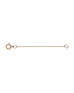 Adina Reyter 14k Rose Gold Necklace Extender - White/rose