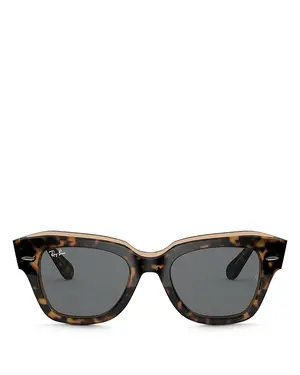 Ray-ban State Street Square Sunglasses - Havana/dark Gray