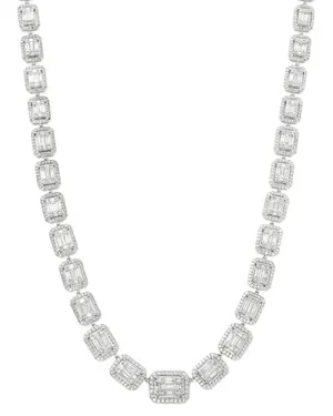 Bloomingdale'S Diamond Mosaic Necklace