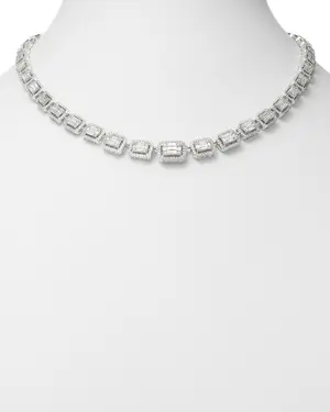 Bloomingdale'S Diamond Mosaic Necklace