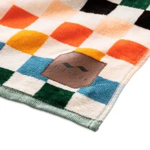 SLOWTIDE Sundown Oversized Premium Woven Beach Towel