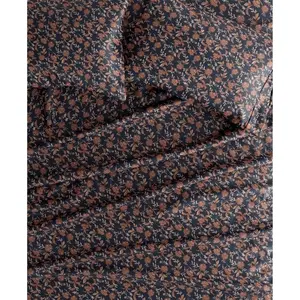 Rebecca Minkoff Jacobean Floral 3pc Cotton Quilt Set, Queen