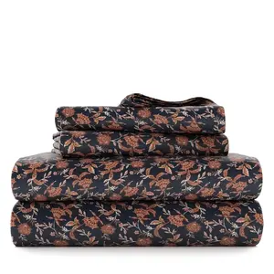 Rebecca Minkoff Jacobean Floral 3pc Cotton Quilt Set, Queen