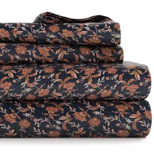 Rebecca Minkoff Jacobean Floral 3pc Cotton Quilt Set, Queen