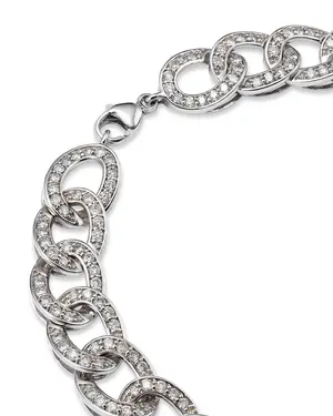 Bloomingdale'S Diamond Chain Link Bracelet In 14k Gold, 3.0 Tcw