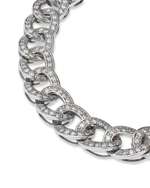 Bloomingdale'S Diamond Chain Link Bracelet In 14k Gold, 3.0 Tcw