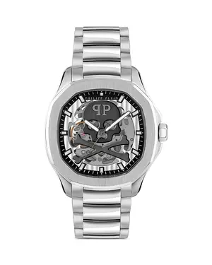 Philipp Plein Silver Watches For Men