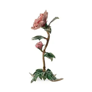 JAY STRONGWATER Penelope Peony Objet - Pink