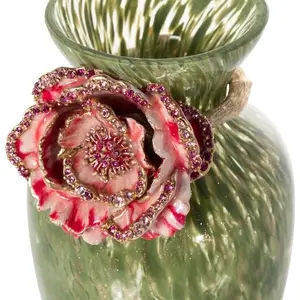 JAY STRONGWATER Priscilla Peony Vase - Flora