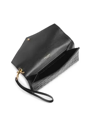 Saint Laurent Envelope Flap Pouch - Black