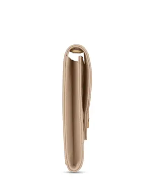 Saint Laurent Envelope Flap Pouch - Dark Beige