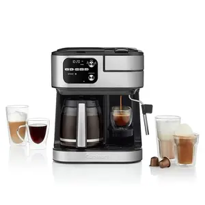 CUISINART Ss-4n1 Coffee Center Barista Bar 4-in-1 Coffee Maker Silver