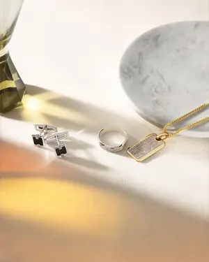 Bloomingdale'S White Diamond Cufflinks In 14k White Gold