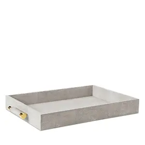 Aerin Classic Shagreen Serving Tray - Dove