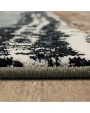 KARASTAN Epiphany Colorful Waves Area Rug, 5'3 X 7'10