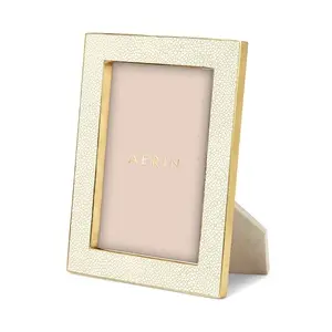 Aerin Classic Shagreen Frame, 5 X 7 - Cream