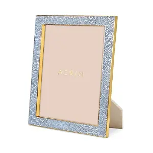 Aerin Classic Shagreen Frame, 8 X 10 Blue