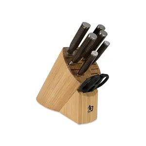 SHUN Premier 8-piece Block Set Exclusive - Wood