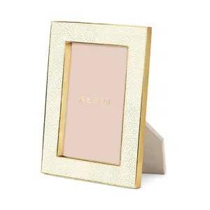 Aerin Classic Shagreen Frame, 4 X 6 - Cream