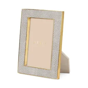 Aerin Classic Shagreen Frame, 4 X 6 - Dove